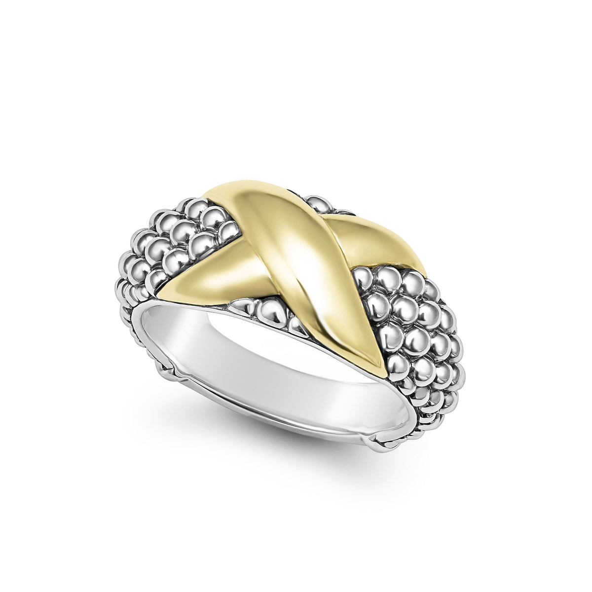 two-tone-x-caviar-ring-lagos-jewelry