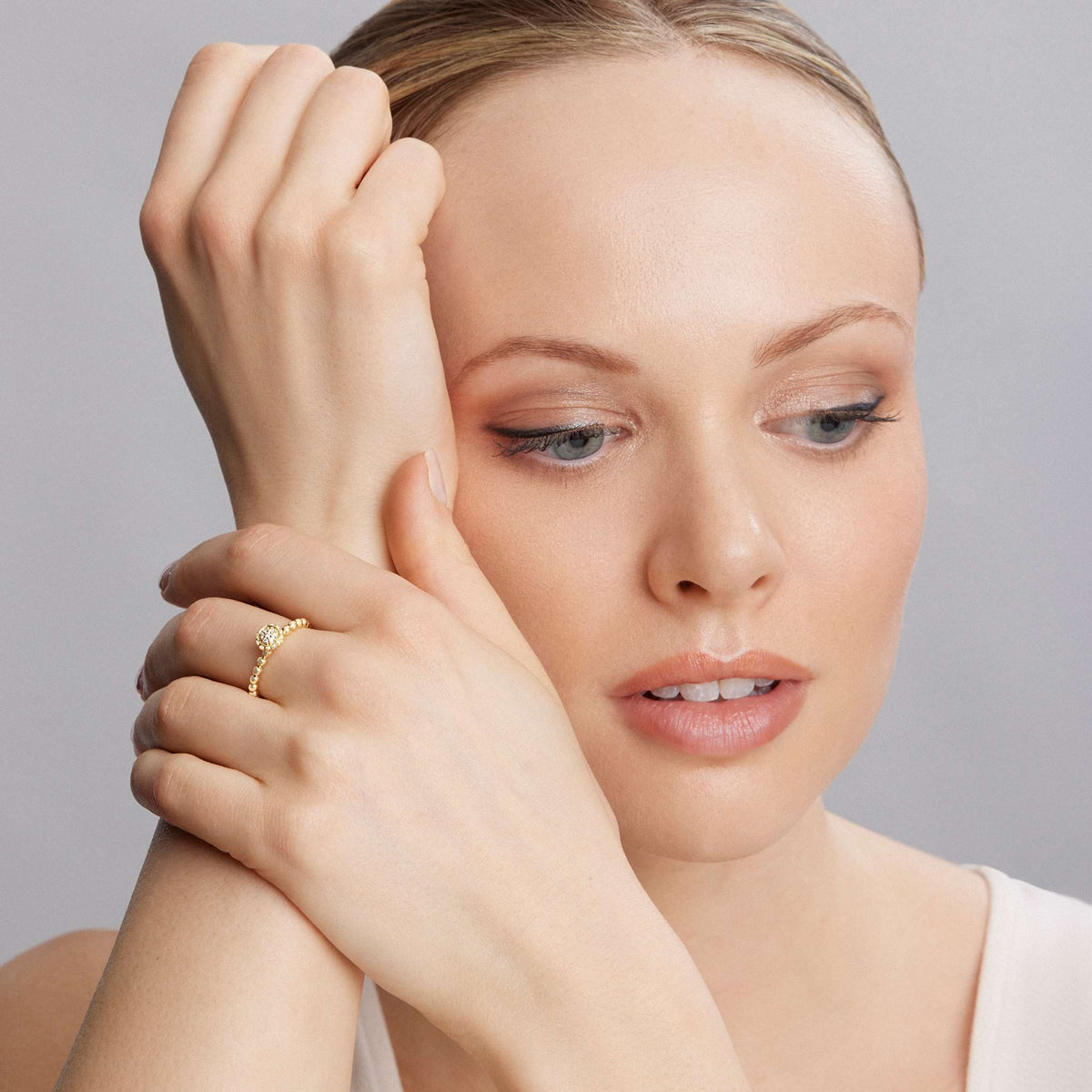 18K Gold Caviar Diamond Ring | LAGOS Jewelry