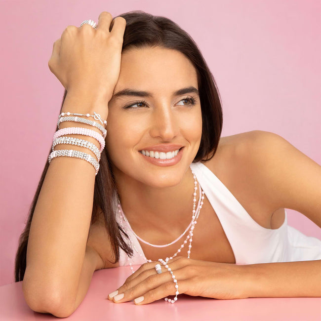 Pink Caviar Ceramic Station Caviar Bracelet | 6mm – LAGOS