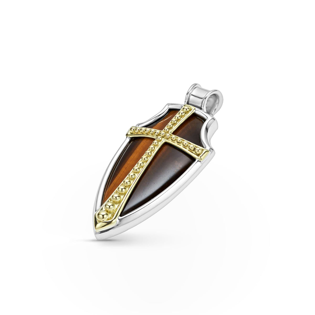 Tiger Eye Shield Amulet | LAGOS Jewelry