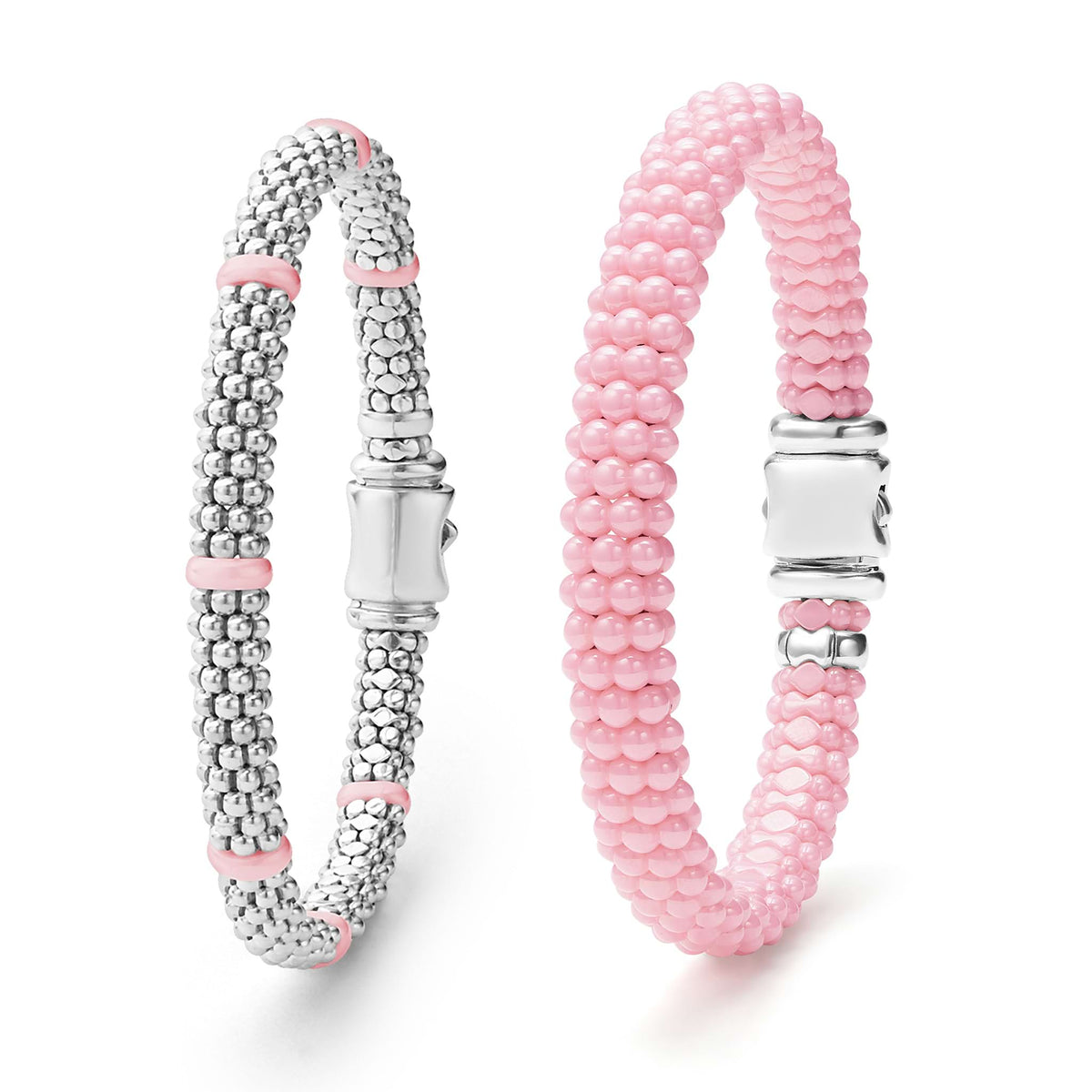 Pink Caviar Pink Ceramic Caviar Bracelet Gift Set – LAGOS