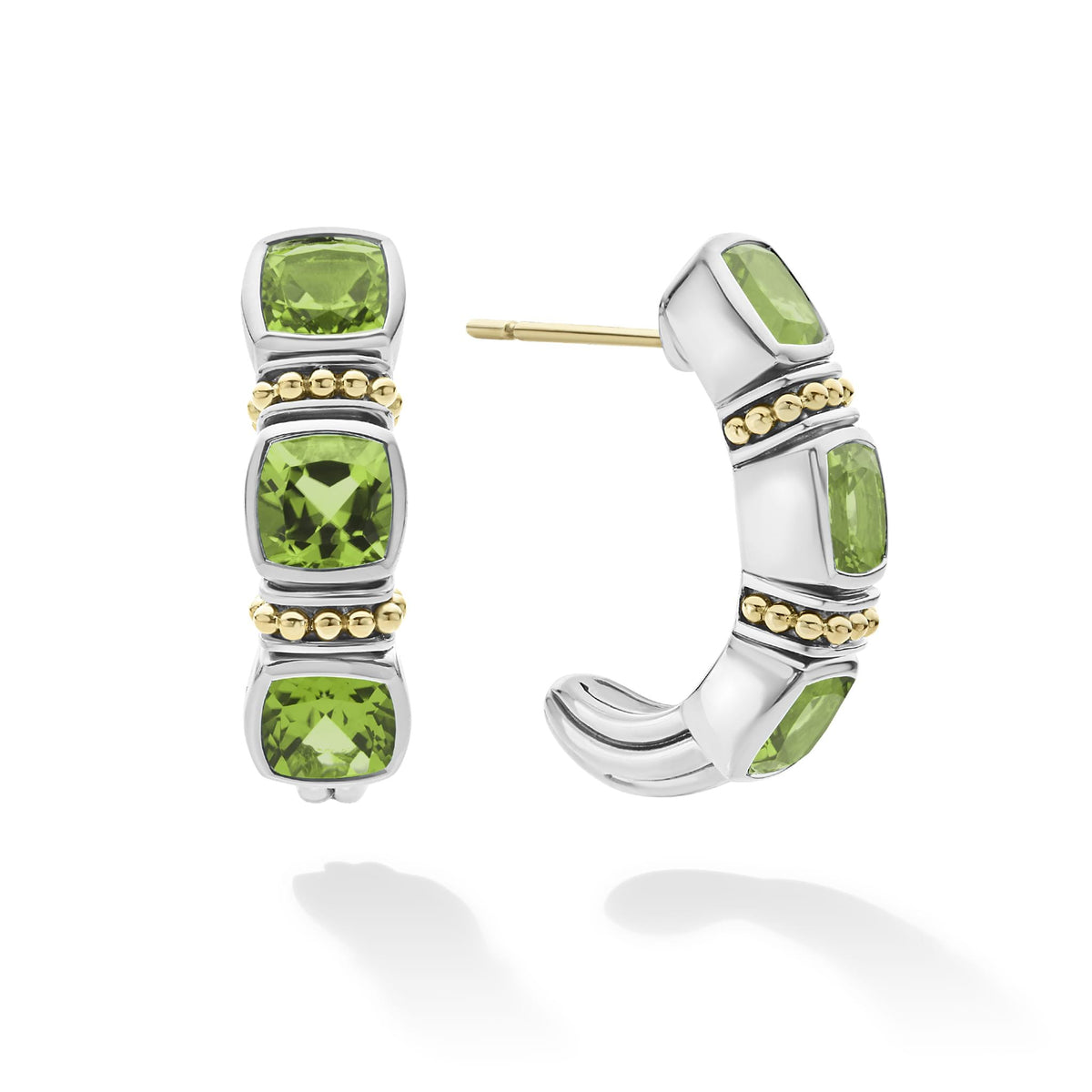 Peridot Hoop Earrings | LAGOS Jewelry