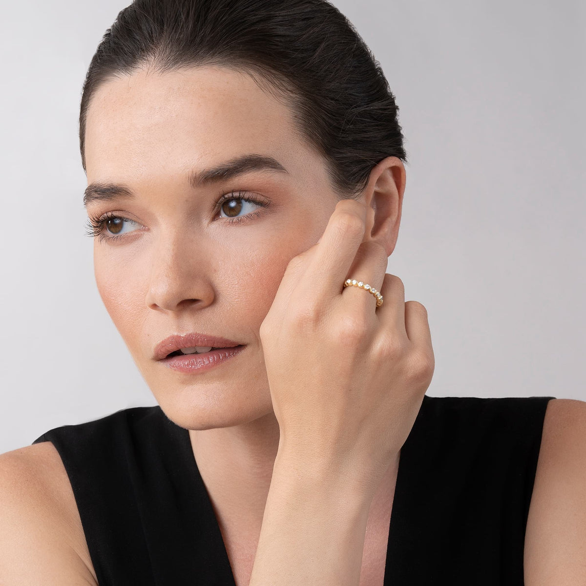 Meridian 18K Gold Diamond Stacking Ring Set – LAGOS