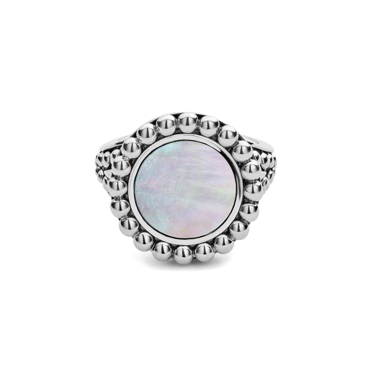 Mother of Pearl Circle Ring | LAGOS Jewelry