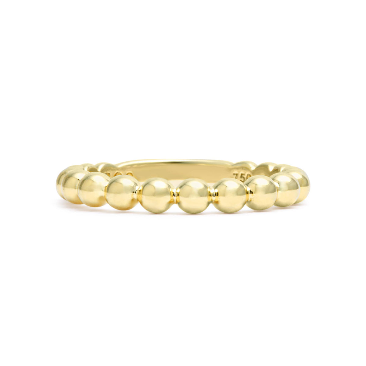 18K Gold Beaded Stacking Ring | LAGOS Jewelry