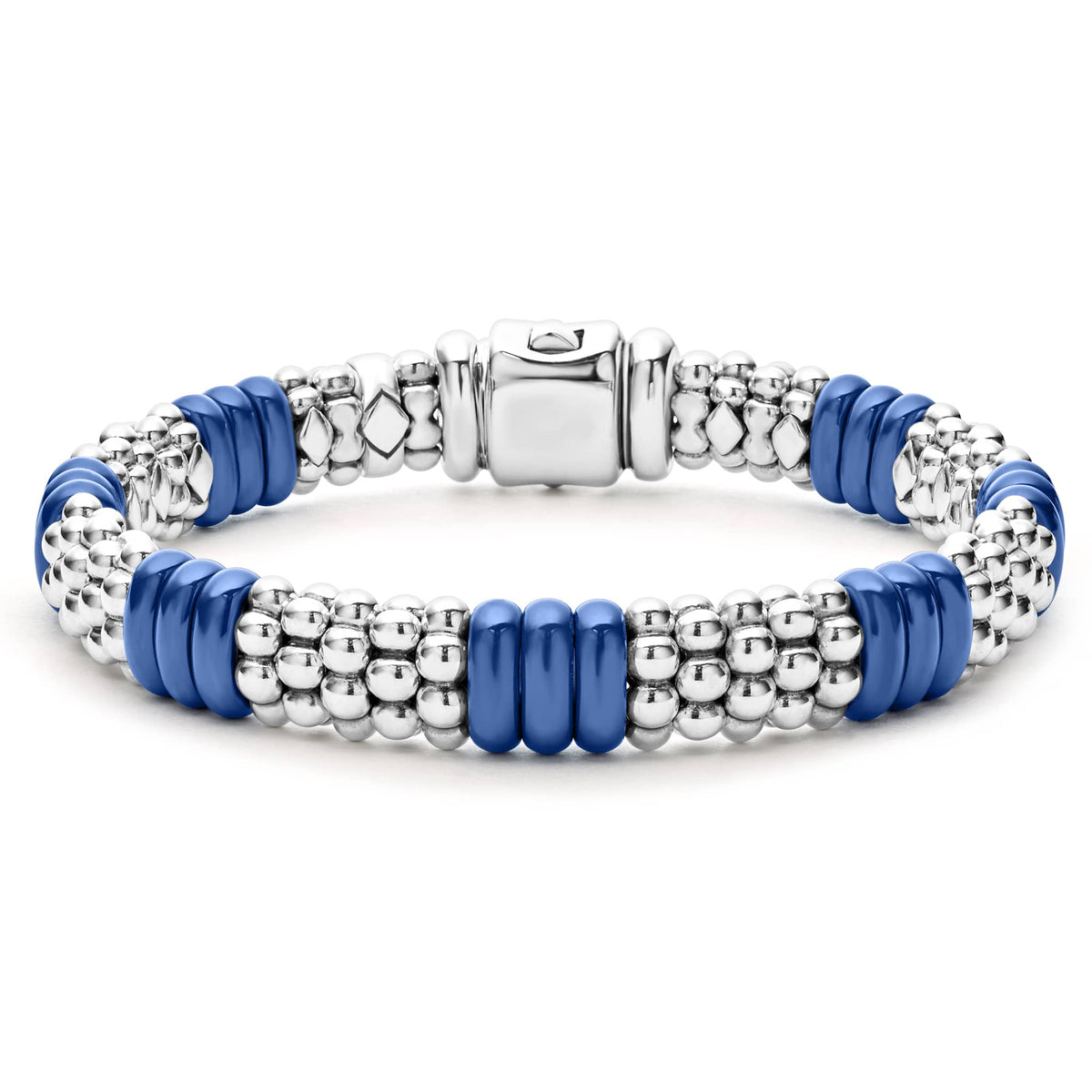 Ultramarine Ceramic Caviar Beaded Bracelet | 9mm | LAGOS Jewelry